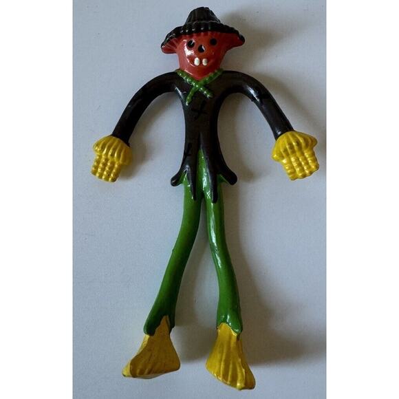 Unbranded | Toys | Vintage Bendable Bendy Rubber Halloween Scarecrow ...
